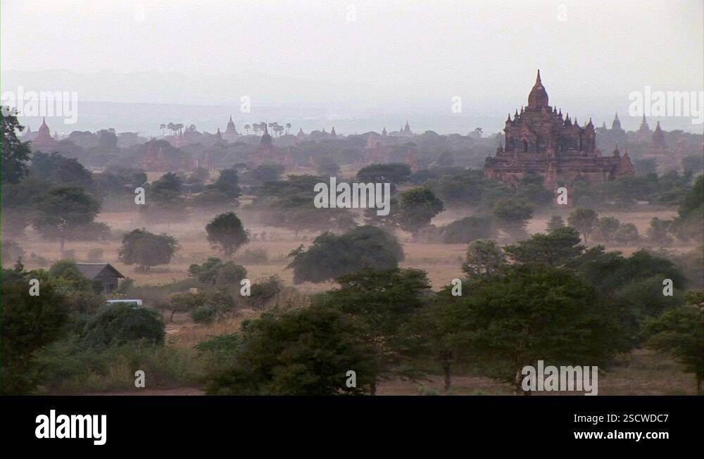 Bagan ruins in Myanmar Stock Video Footage - Alamy