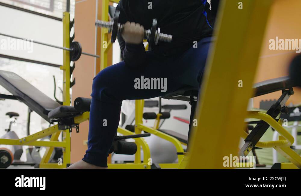 Dumbbell exercise healthy lifestyle Stock Videos & Footage - HD and 4K ...