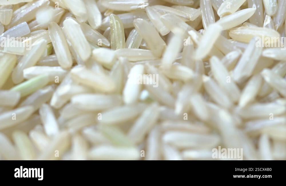 Closeup jasmine white rice, Uncooked products by organic natural food ...