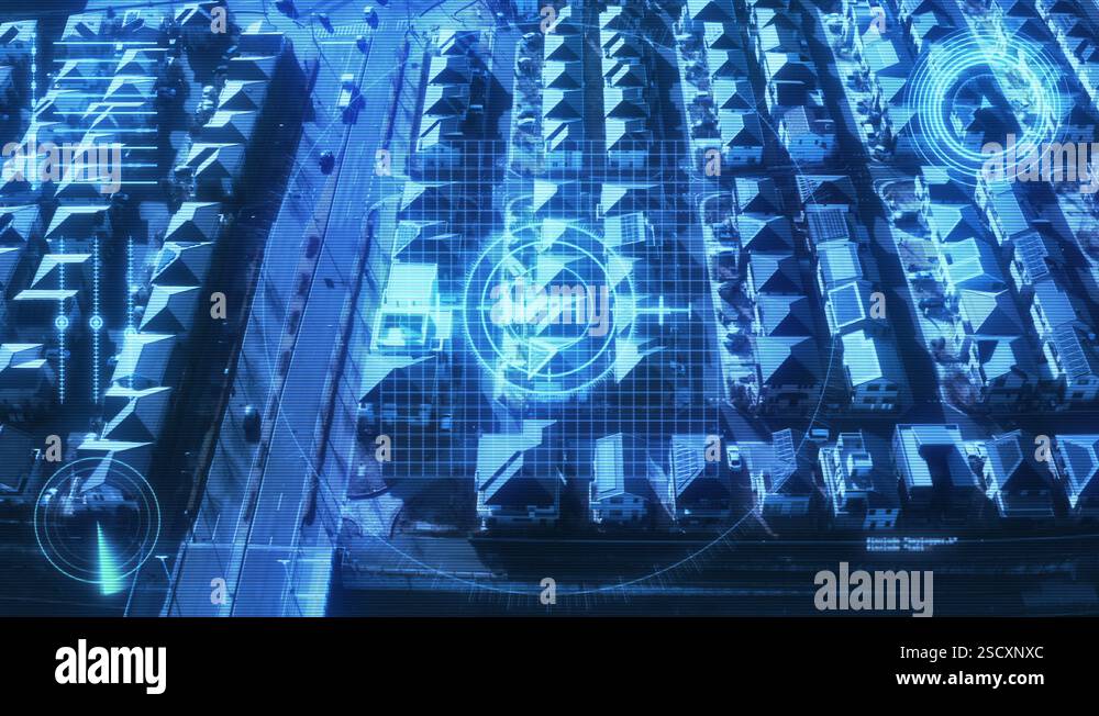 HUD (Head up Display) of airplane cockpit concept. UAV (Unmanned aerial ...