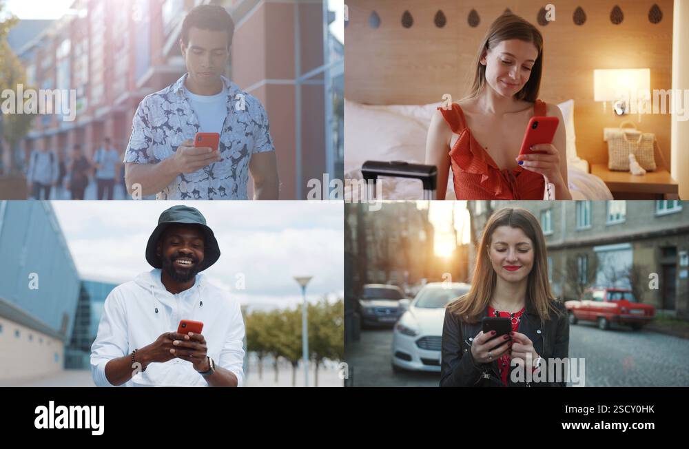 Nomophobia - People using the mobile phone. No-mobile-phone phobia ...
