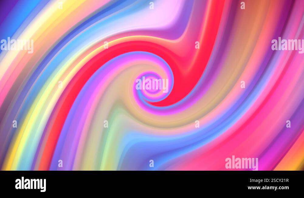 Gradient of rainbow colors are cyclically shifting in loop. It is 4k ...