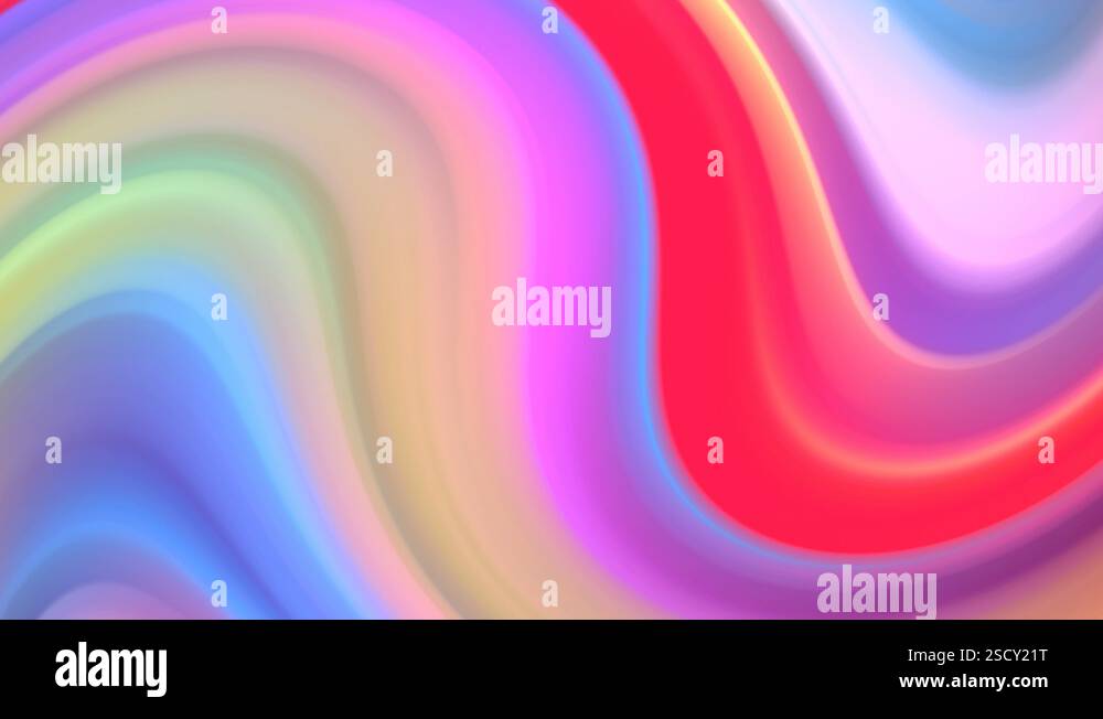 Gradient of rainbow colors are cyclically shifting in loop. It is 4k ...