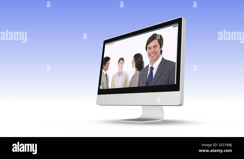 Video of business team posing Stock Video Footage - Alamy