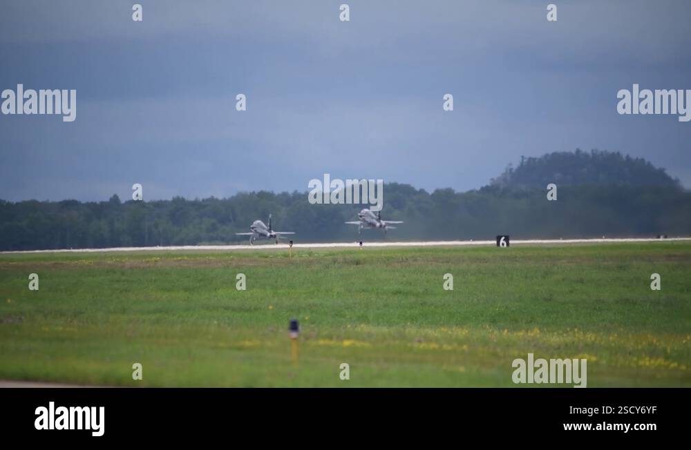 Pair of T-38 Talons taking off for exercise Northern Lightning Stock ...