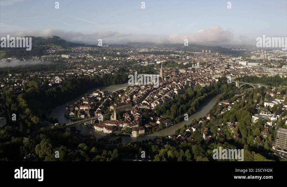 Bern by drone in 4K Stock Video Footage - Alamy