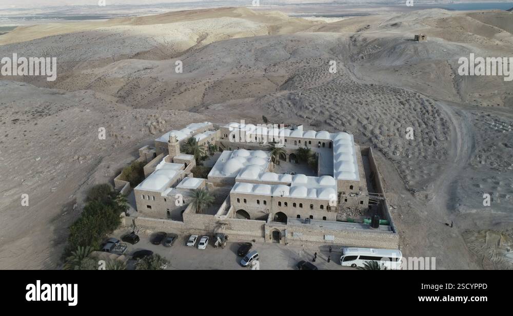 Nabi Musa site and mosque at Judean desert, Israel. Tomb of Prophet ...