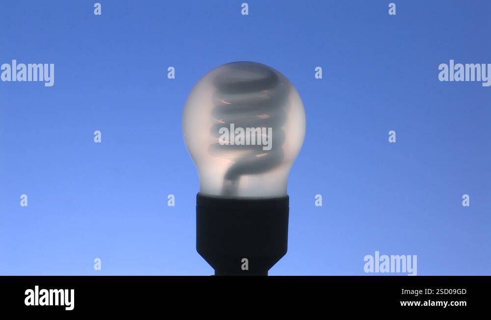 Energy-saving bulb backlight 3 Stock Video Footage - Alamy