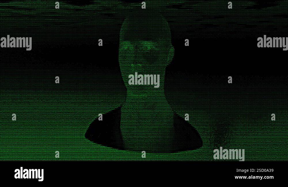 AI concept of human face generated out of code Stock Video Footage - Alamy