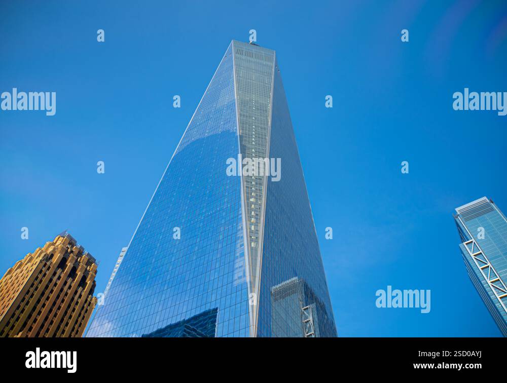 4K One World Trade Center Hyperlapse New York City USA Stock Video ...
