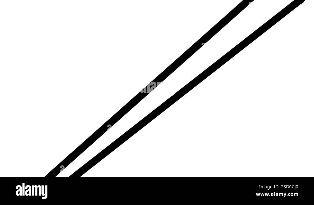 Baseball Ball and Crossed Bat Monoline 2D Animation Stock Video Footage ...