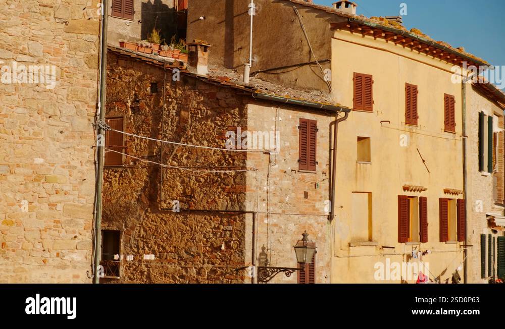 The Old Town of Volterra, Tuscany, Italy Stock Video Footage - Alamy