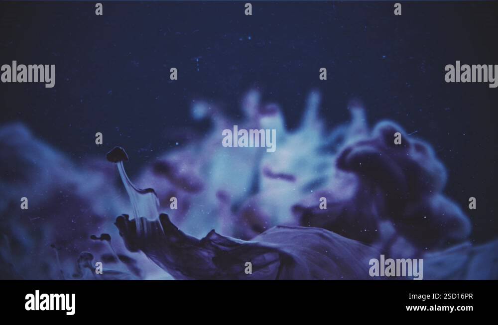 Abstract Ink colour flowing in water Stock Video Footage - Alamy