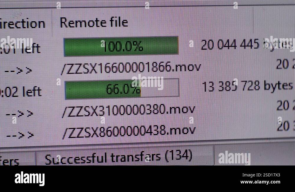 screen of a modern digital device that displays file upload or download ...