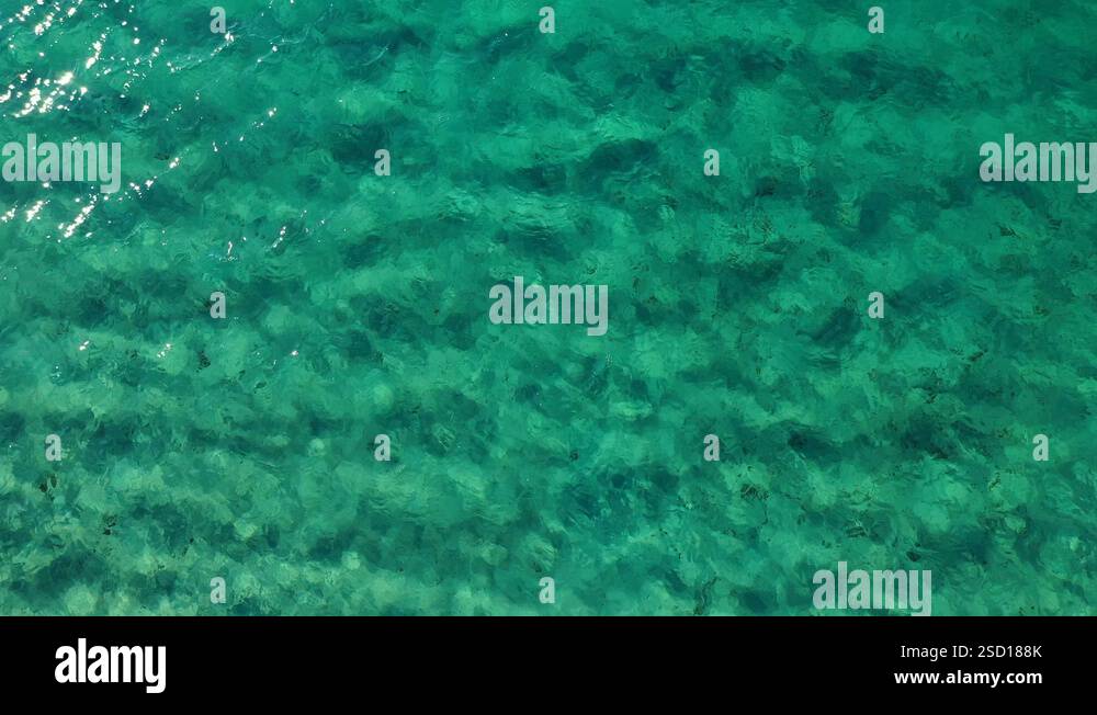 Calm Clear Sea Water Background. Calm Sea Water Background. Aerial ...
