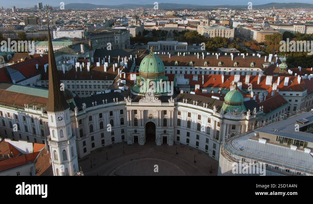 Vienna, Austria, Aerial View of Heritage Buildings in the Historic ...