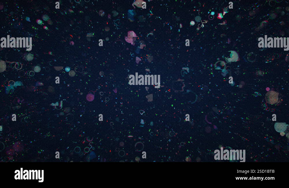 Grainy distorted circles with glitch effect seamless loop animation Stock Video Footage - Alamy