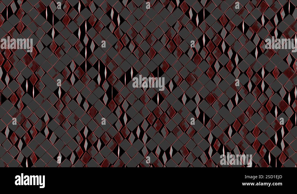 Wall with rhombus shapes. A lot of rhombuses on the surface of the ...