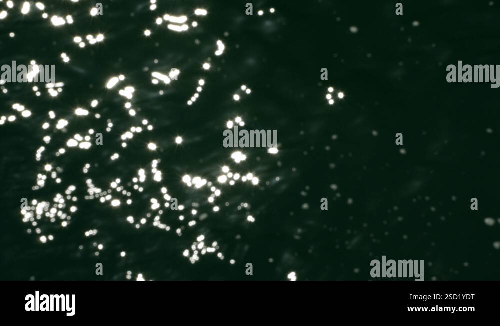 Evil Dark Bokeh Balls of Sunlight Scintillate on the Ocean in a Blur of ...