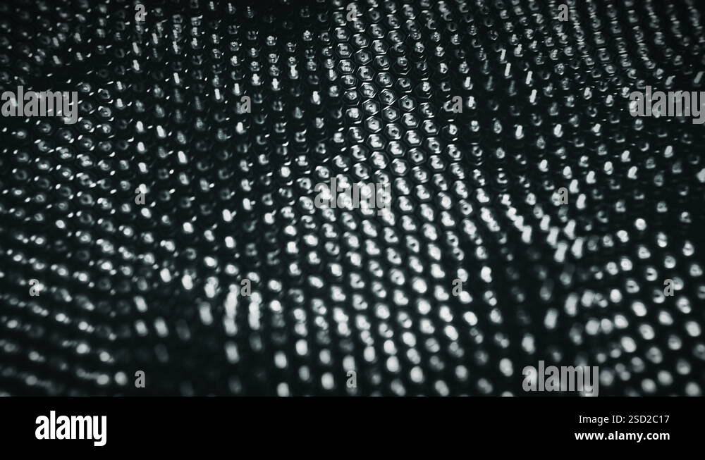 Technology matrix of hex seamless loop 3D render animation Stock Video ...
