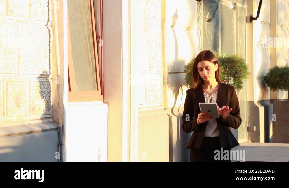 Black haired girl.Business woman in black classic suit.White blouse ...