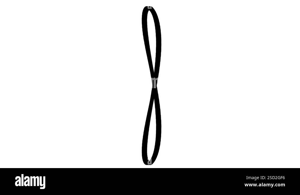 Looping Turning Infinity Symbol Looping Endlessly Forever Stock Video ...