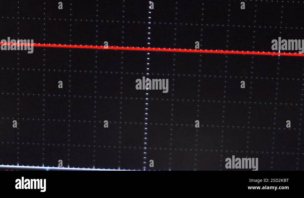 sine wave on oscilloscope screen and engineer.scientific spectrum ...