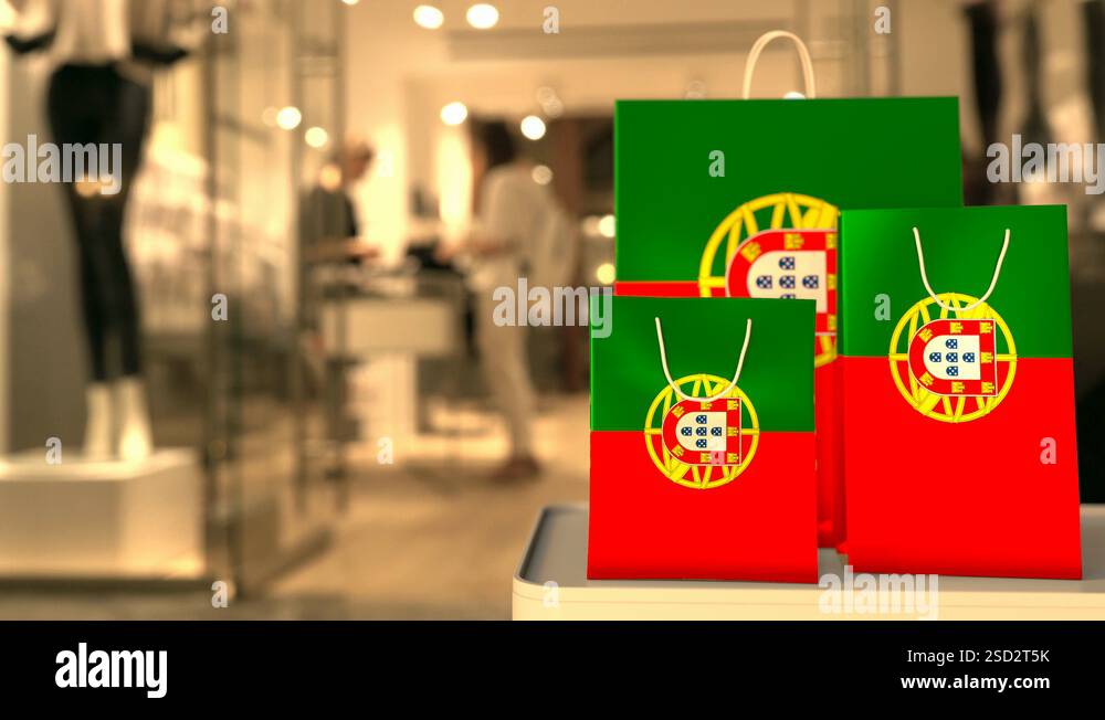 Flag of Portugal on the computer keyboard. Retail related clip Stock ...
