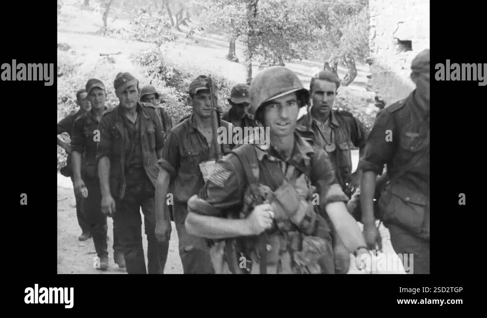 U.S. Army Soldiers Capture Young Nazi German Soldiers In Italy Stock ...