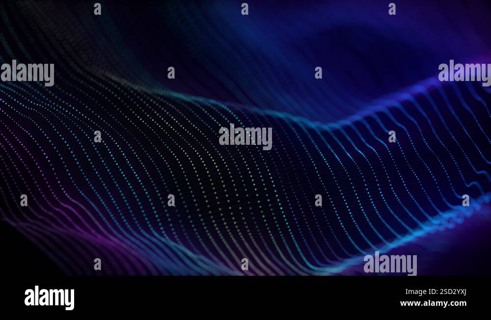 4k video. Lines abstract. Looped animation. Wave pattern Stock Video ...