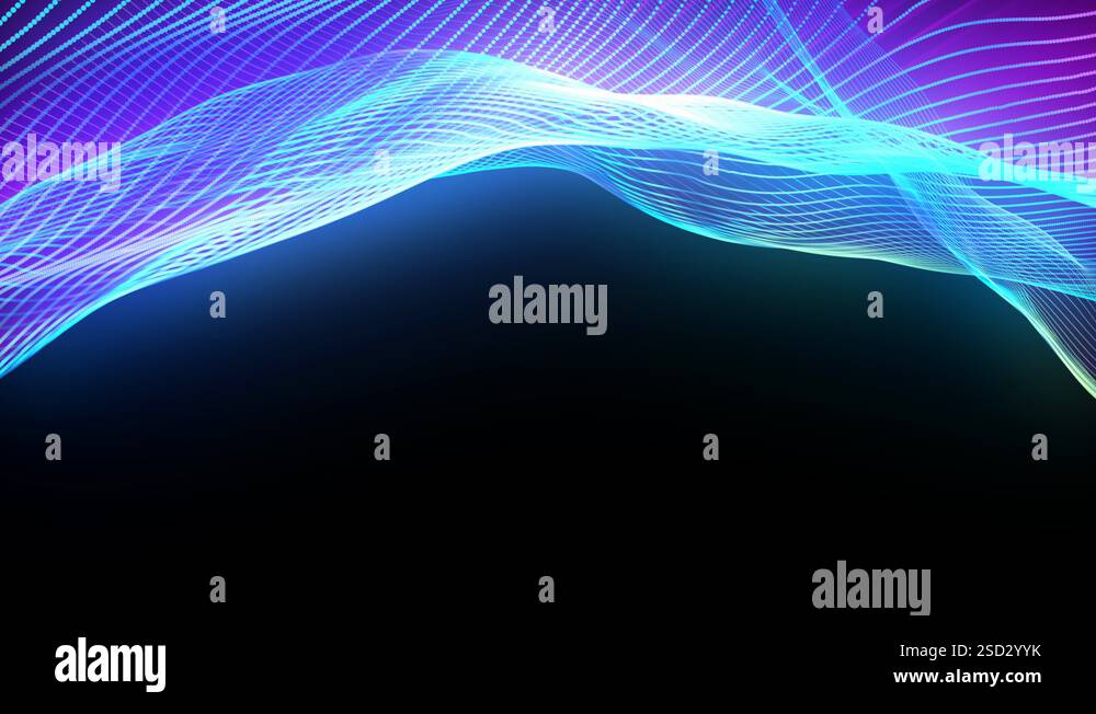 4k video. Lines abstract. Looped animation. Wave pattern Stock Video ...