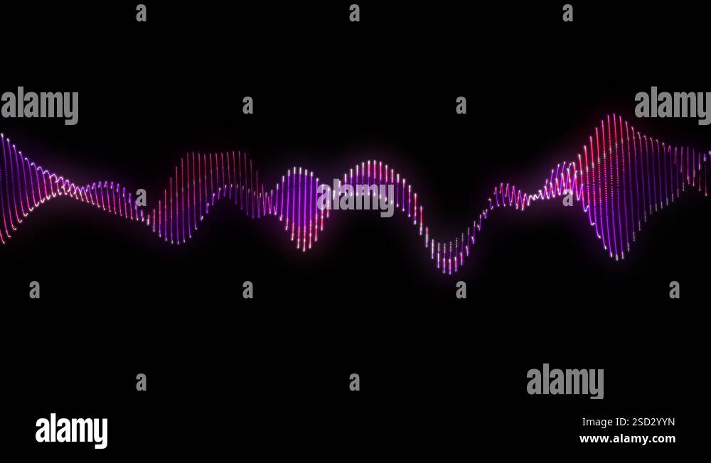4K video. Lines abstract. Looped animation. Wave pattern Stock Video ...