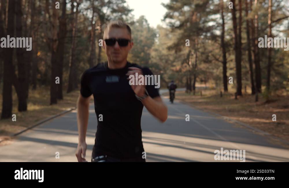 Runner Athlete Legs Running And Jogging.Triathlon Triathlete Running ...