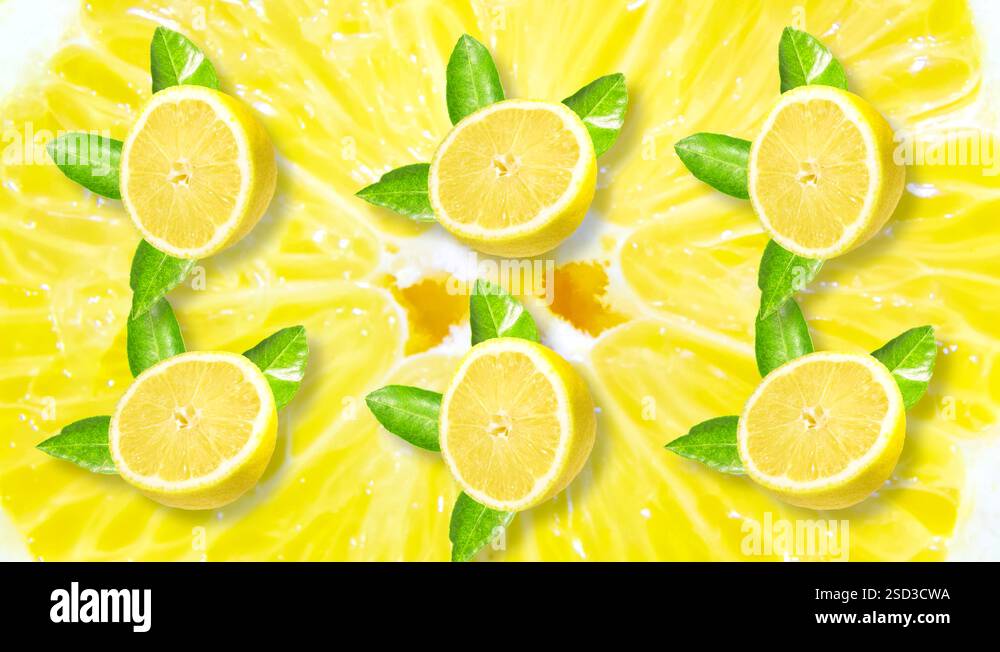 Looping animation with lemon Stock Video Footage - Alamy