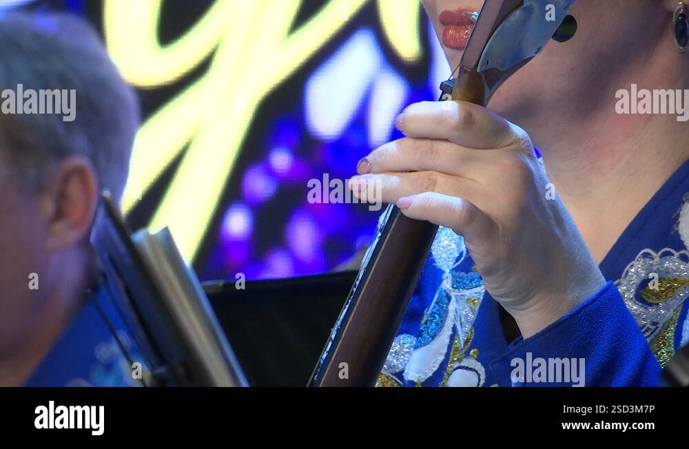 Playing the domra Stock Video Footage - Alamy