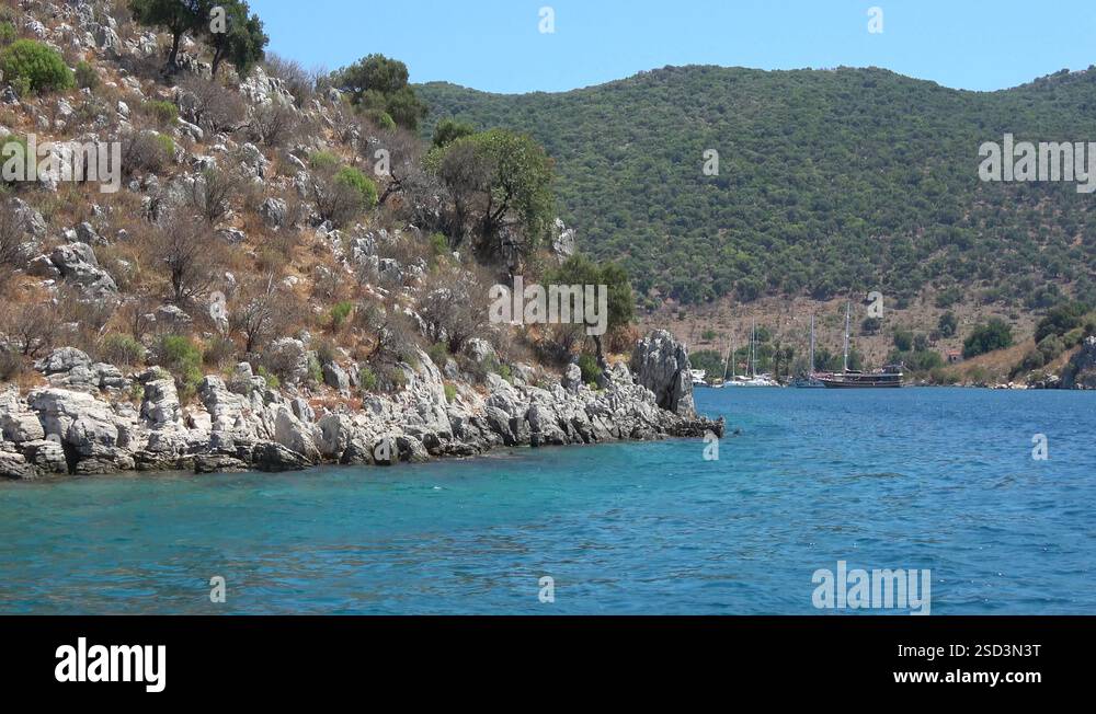 Typical mediterranean bay boat Stock Videos & Footage - HD and 4K Video ...