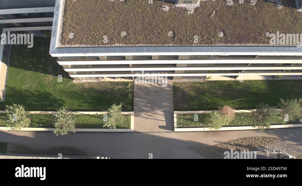 Modern architecture detail, Tech Center Reinach building in Switzerland ...