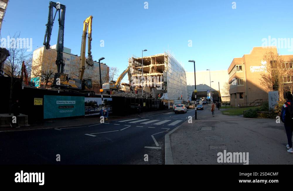 Large building demolition Stock Videos & Footage - HD and 4K Video ...