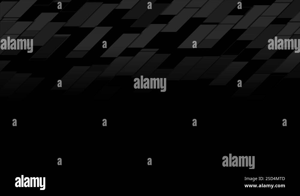 Abstract black geometric tiles hi-tech motion background Stock Video ...