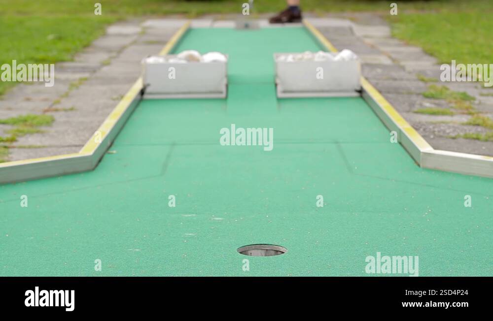 mini golf Stock Video Footage - Alamy