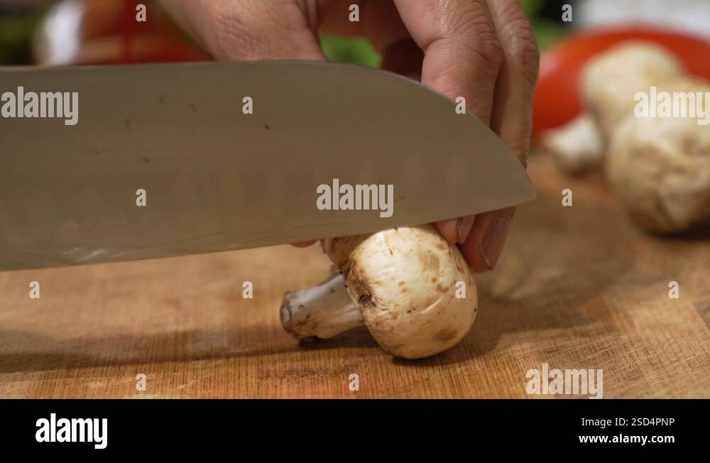 Cutting mushroom Stock Videos & Footage - HD and 4K Video Clips - Alamy