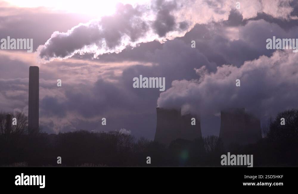 Coal fired power station near Manchester 4K UK Stock Video Footage - Alamy