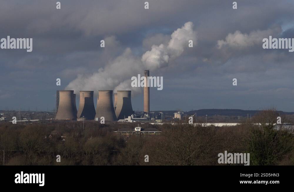 Coal fired power station near Manchester 4K UK Stock Video Footage - Alamy