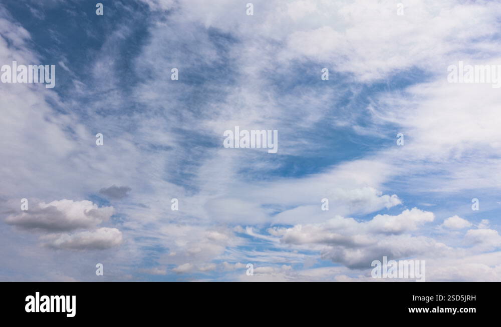 Beautiful blue sky with clouds background. Sky clouds. Sky with clouds weather Stock Video ...