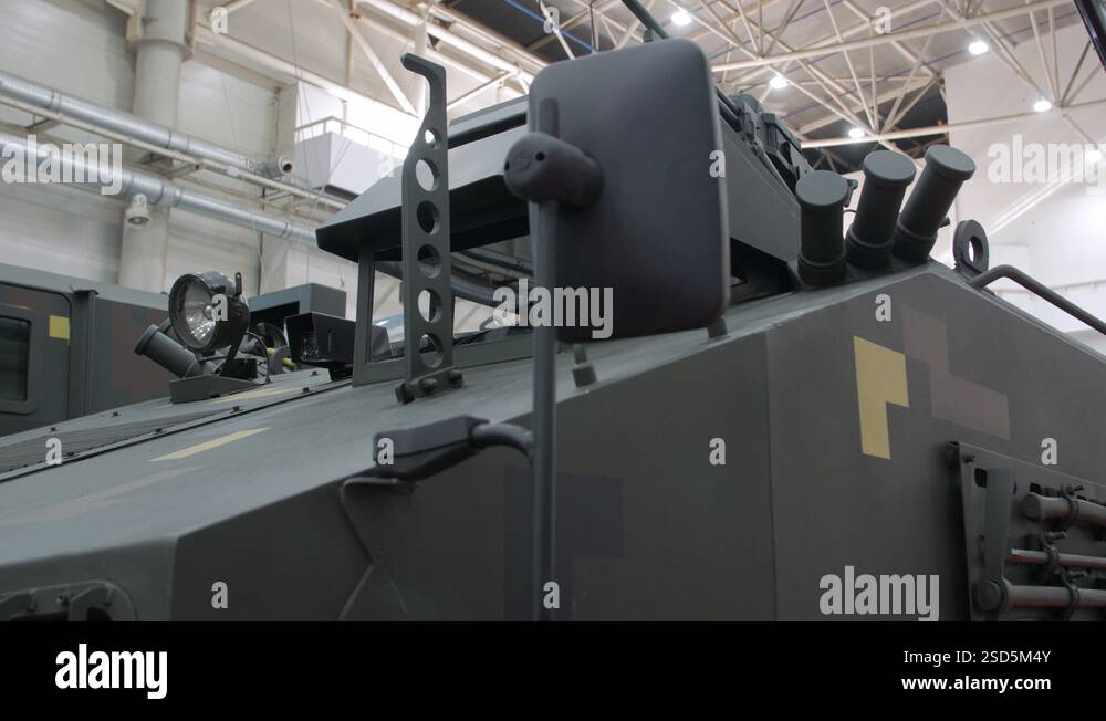 Armored Military Machine Stock Video Footage - Alamy