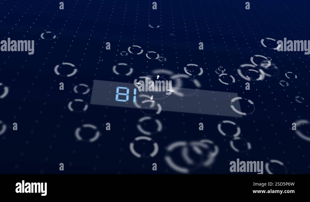 Blue hexadecimal big data digital code Stock Video Footage - Alamy