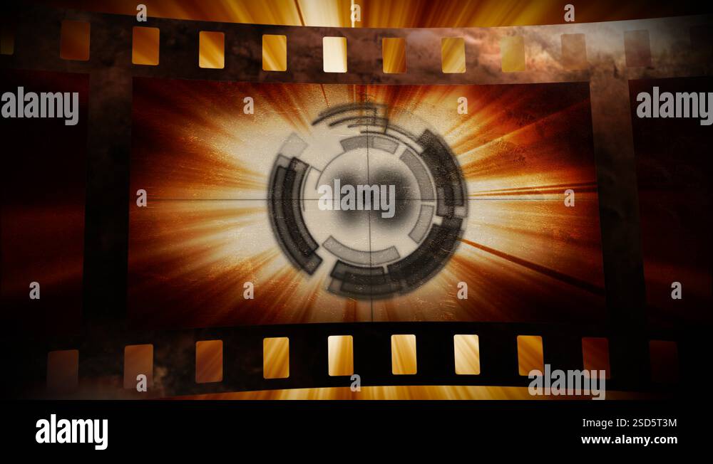 Film leader counter Stock Video Footage - Alamy