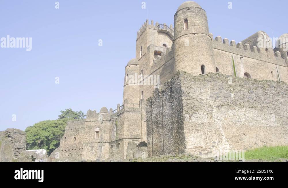 Track Right Base of Fasilides Castle within Fasil Ghebbi in Gondar ...