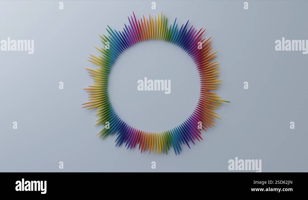 Abstract Radial Colorful Lines, 3d Animation 4k Stock Video Footage - Alamy