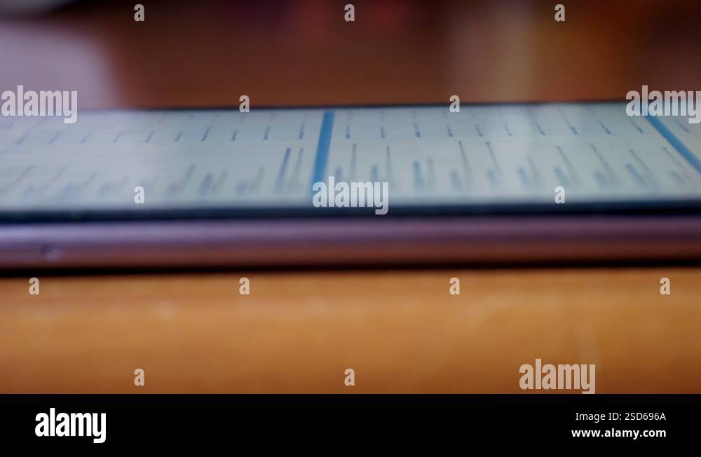 cats paw touches the touch screen of a smartphone Stock Video Footage ...